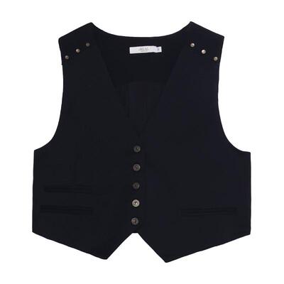 春秋新款设计感小众叠穿马夹外套