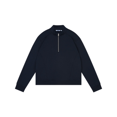 WassupHouse半拉分割立领卫衣