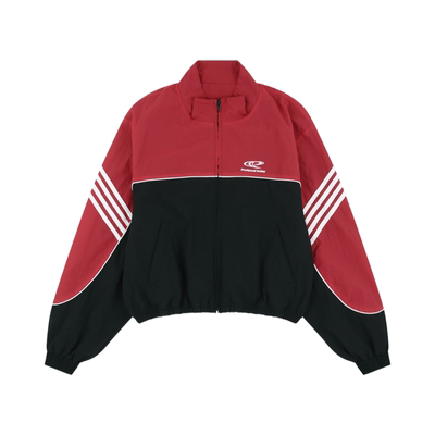 ProtocolIndex条纹复古运动外套