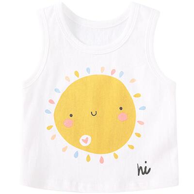 博睿恩男女宝宝背心薄款纯棉