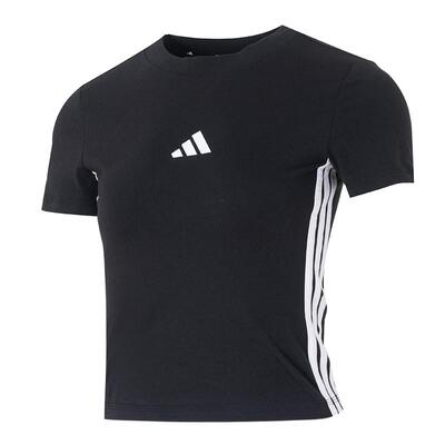 Adidas阿迪达斯女装2026春季新款W 3S SJ BABY T短袖T恤JC8325