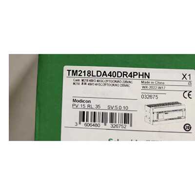 议价施耐德PLC TM218LDA40DR4PHN 最新款现货 2024年全新原装正品