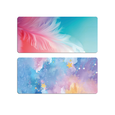 素雅风鼠标垫超大号小号办公游戏电脑键盘垫女生笔记本桌垫inx风