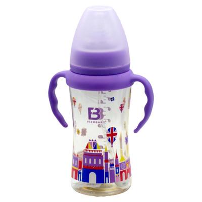 PPSU宽口径防摔带手柄吸管奶瓶