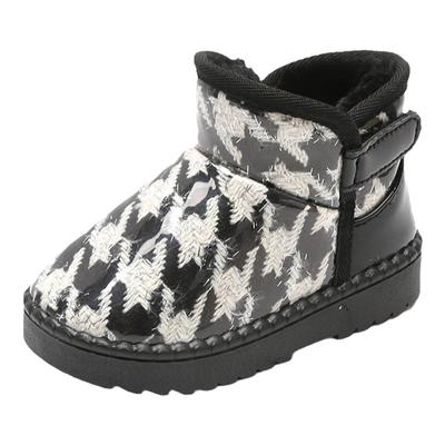 儿童冬季防水保暖雪地靴