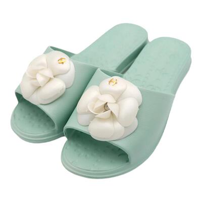 山茶花拖鞋超轻柔软简约韩国进口高级属实按摩底室内浴室防滑拖鞋