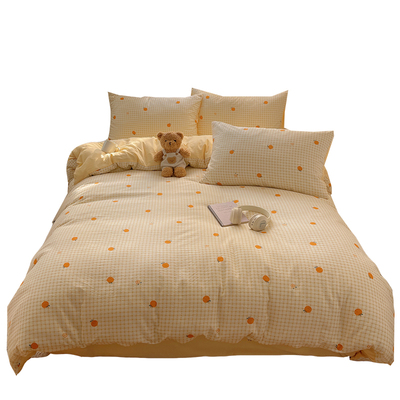 A类床上用品四件套纯棉全棉2026新款床单被套被罩学生宿舍三件套4