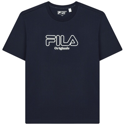 FILA斐乐男士针织短袖衫