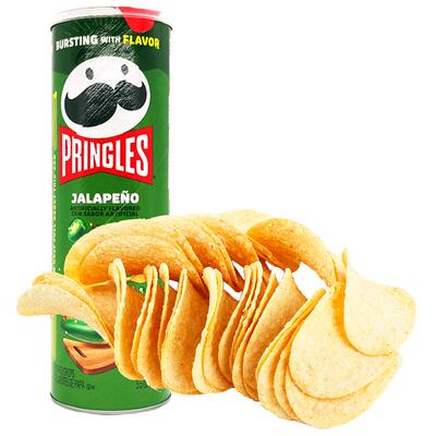 美国品客辣椒味pringlse薯片