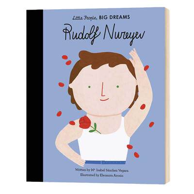 小男孩大梦想鲁道夫纽瑞耶夫 little people  big dreams rudolf nureyev 英文原版书 英语儿童读物 精装图文本 英文原版英语书籍