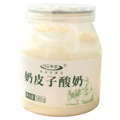 内蒙牛尔奶皮子酸奶580克x2罐