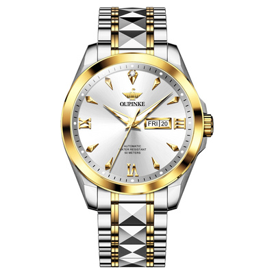 瑞士欧品客含真钻全自动机械腕表