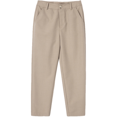 布景简约宽松纯色休闲裤