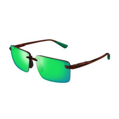茂宜睛Maui Jim 男女运动防晒偏光矩形无框太阳眼镜墨镜MJ0656SA