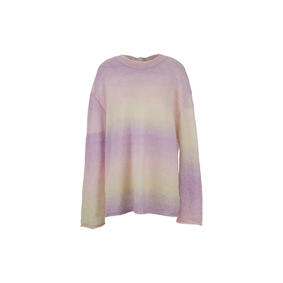 YOEYYOU渐变绳饰毛织上衣/半裙