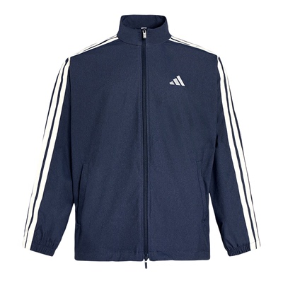 Adidas/阿迪达斯官方正品2026春季款男士立领印花休闲外套KR2547