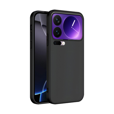 适用于小米17pro简约纯色手机套