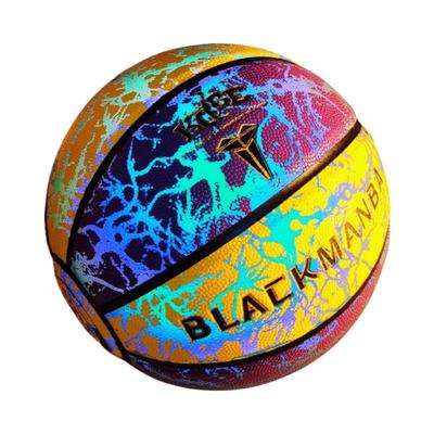 篮球限量版5号儿童发光小学生专用男生生日礼物五号科比反光刻字