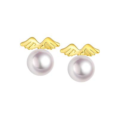 beaufina珠宝海水耳钉18k高级感