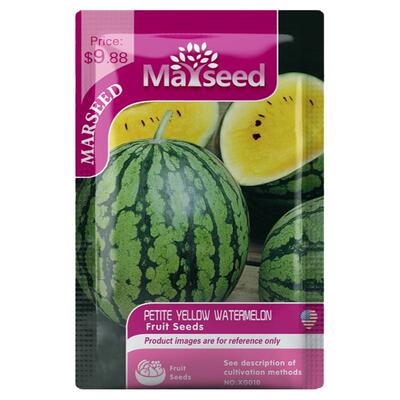 【掌柜推荐】超甜娇小黄西瓜种子