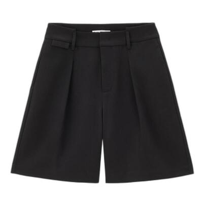 高腰Giordano短裤压褶休闲裤