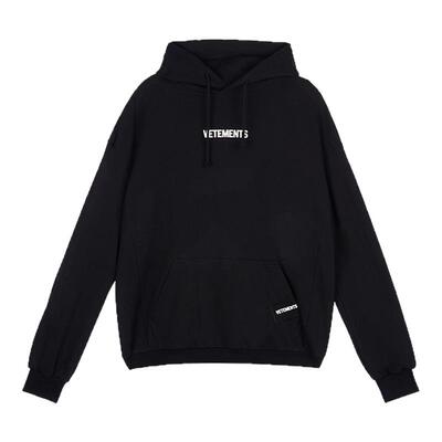 vetements春季新款长袖连帽卫衣