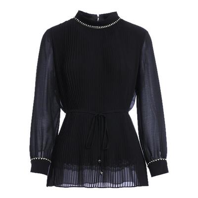 乔万尼2026秋季新品女士衬衫商场同款设计感上衣好看流行ET3C637