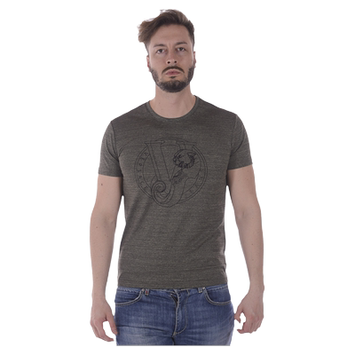 范思哲男士印花休闲百搭短袖t恤