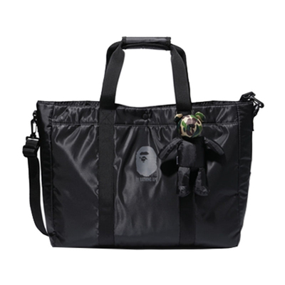 外星伴侣Bape猿人头大容量斜挎包单肩包健身包行李包