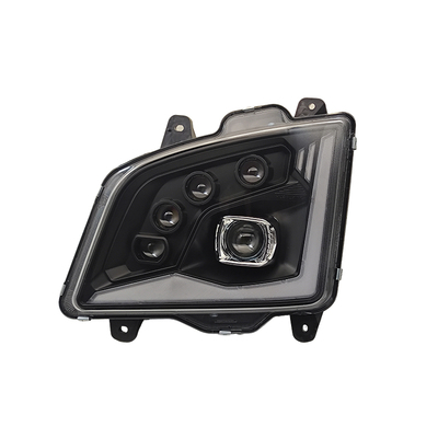 解放JH6大灯改装超亮激光透镜led