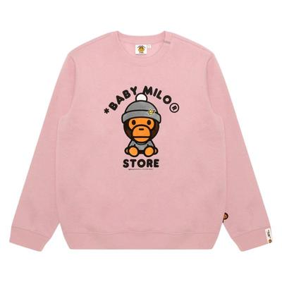 BABYMILOSTORE薄绒圆领卫衣