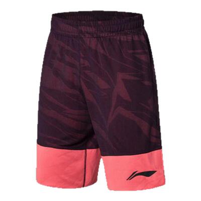 李宁正品新款篮球运动训练系列男子比赛裤运动休闲短裤AAPN287