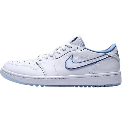 滔搏NIKE耐克男鞋AJ1白蓝色低帮复古篮球鞋运动休闲鞋DD9315-118