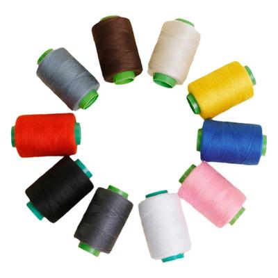 黑色涤纶家用小卷手工缝纫线