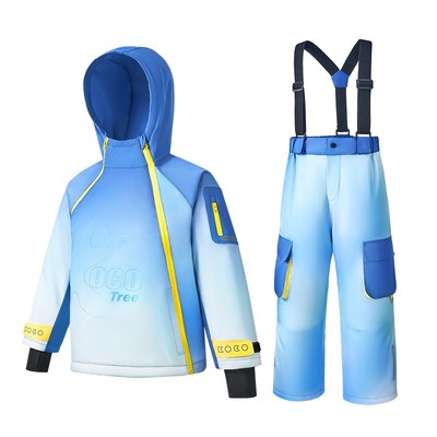 户外自发热防风雪分体滑雪服耐磨