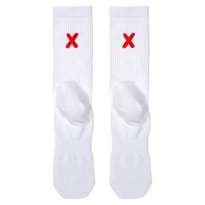 sockkon男高筒xx运动四季棉袜