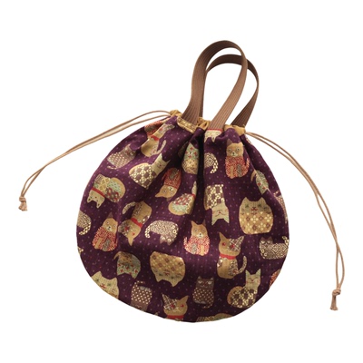 圆底抽绳手提包纸样1:1布懂时光自主打版款式DIY缝纫手工BDB-007