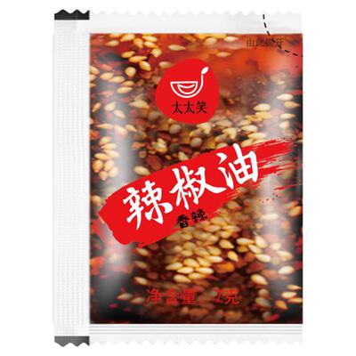 太太笑辣椒油外卖小包7g*4500包