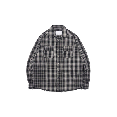 NOMANUAL衬衫方格休闲百搭春秋款