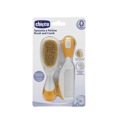 chicco儿童羊毛梳软毛刷套装