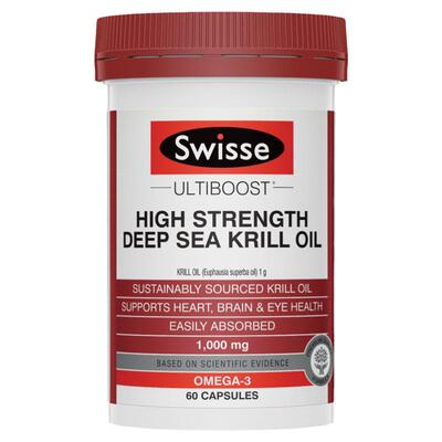 澳洲swisse深海磷虾油软胶囊