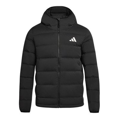 Adidas/阿迪达斯官方正品HELIONIC男士连帽休闲运动羽绒服KH3993