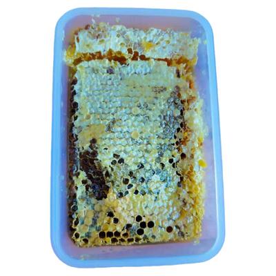 秦岭野生蜂巢蜜嚼着吃纯正土蜂蜜
