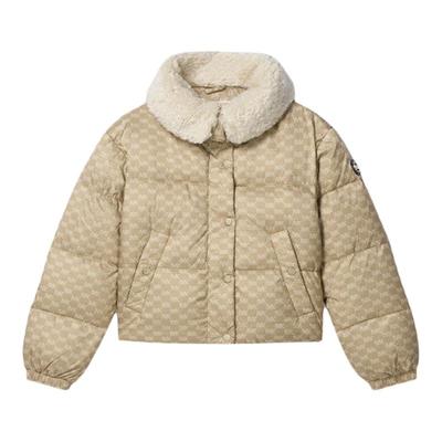 【两件折上折】MICHAEL KORS MK 女士短款翻毛领保暖羽绒服外套