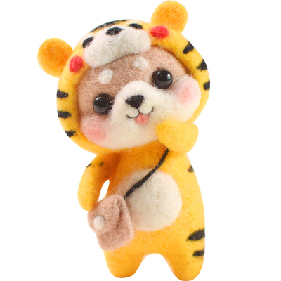 diypulpul送男友羊毛毡戳戳乐