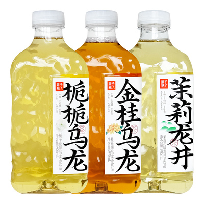 果子熟了970ml*12瓶整箱大瓶无糖茶金桂乌龙茶栀栀乌龙茶茉莉龙井