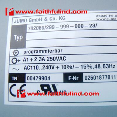 议价JUMO 00479904 久茂温控器 iTRON DR100 702060/299-999-000-