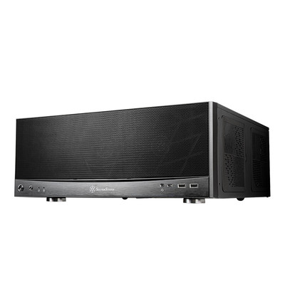 银昕卧式ATX机箱240水冷长显卡