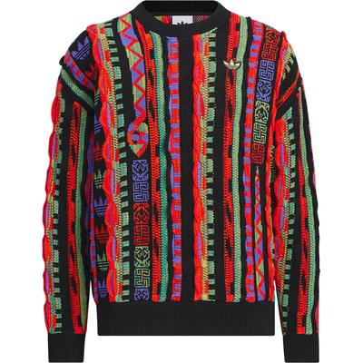 Adidas/阿迪达斯正品三叶草男女款针织运动套头毛衣JL8370