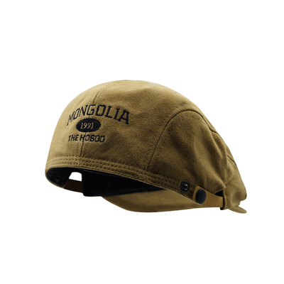 GULESWYCAP复古日杂风报童贝雷帽